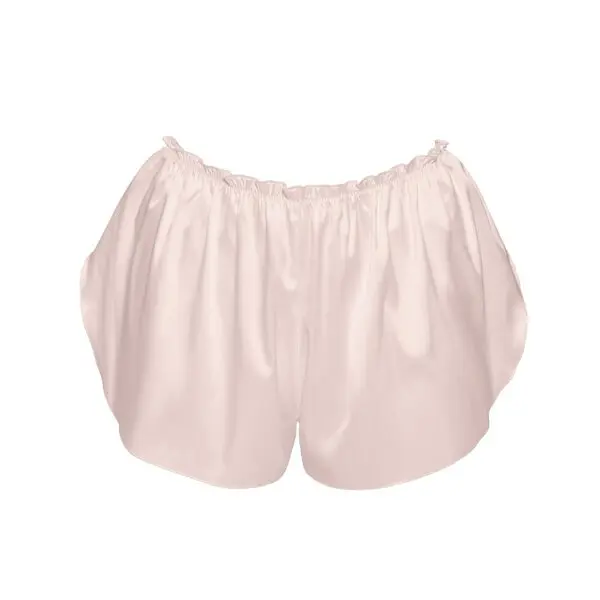 DARILY UNDERWEAR Silver Peony "alice" Shorts - Silver/pink