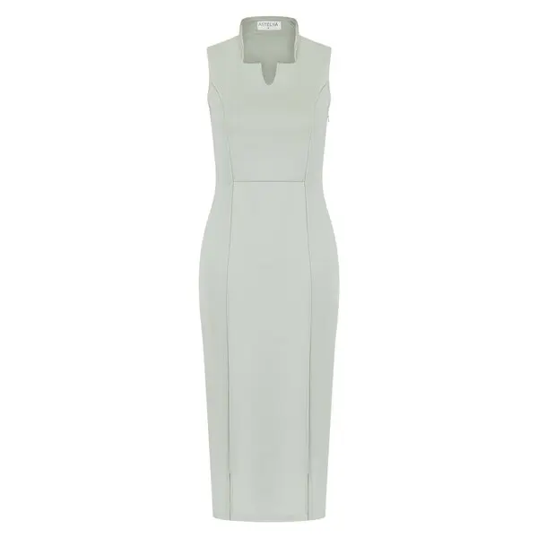 CELESTINE & MAE Collar Midi Dress