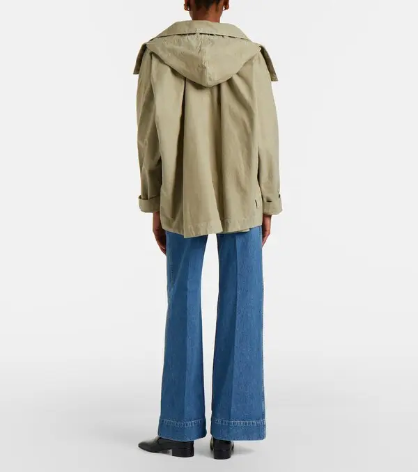Victoria Beckham Alina Faded Wide-leg Jeans