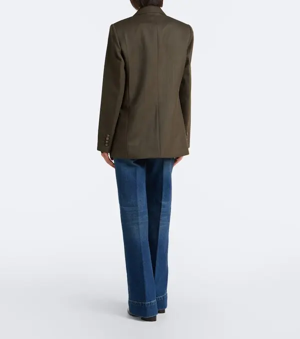 Victoria Beckham Alina Faded Wide-leg Jeans