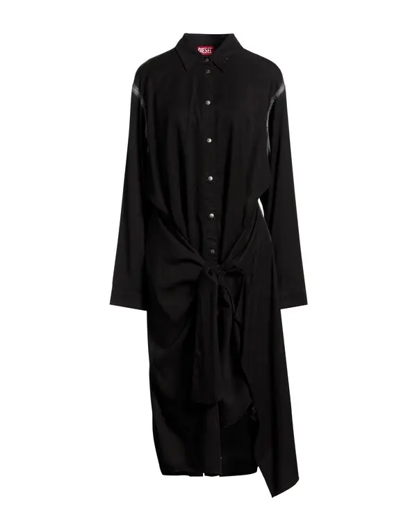 DIESEL® Lyocell Midi Shirt Dress