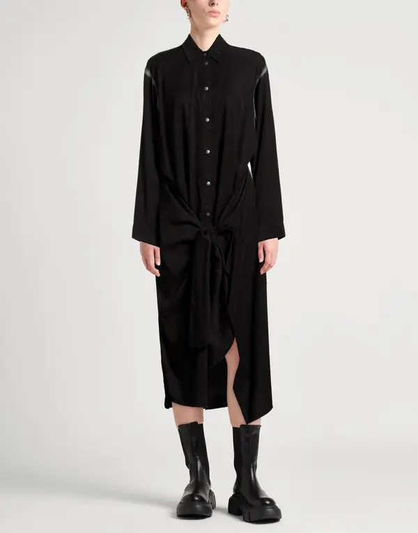 DIESEL® Lyocell Midi Shirt Dress
