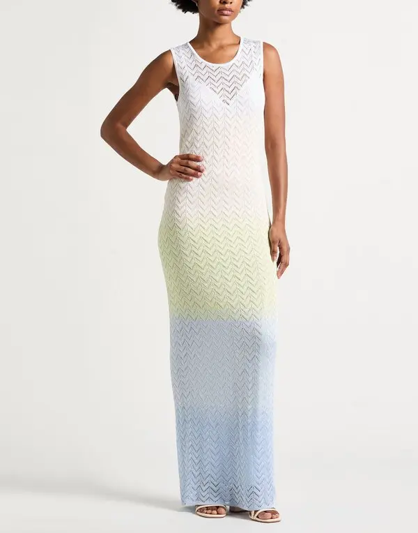 Missoni Sleeveless Crochet-knit Maxi Dress