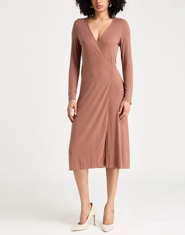Majestic Filatures Midi Wrap Dress
