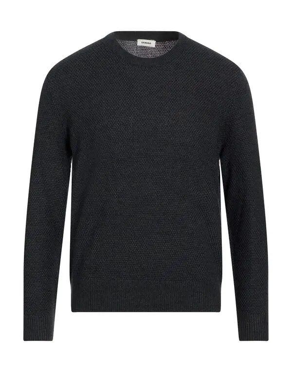 Sandro Mélange Wool Acrylic Crewneck Sweater