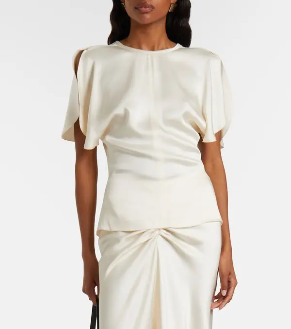 Victoria Beckham Bela Top - White
