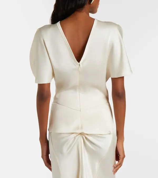 Victoria Beckham Bela Top - White