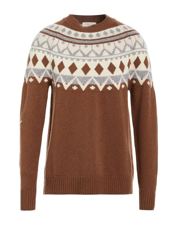WOOL & CO Fair Isle Crewneck Sweater