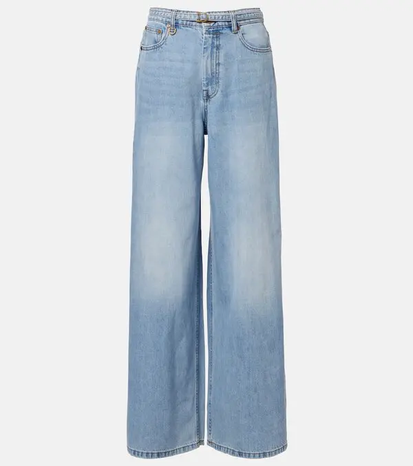 Zimmermann Indra Wide-leg Jeans - Blue