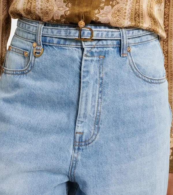 Zimmermann Indra Wide-leg Jeans - Blue