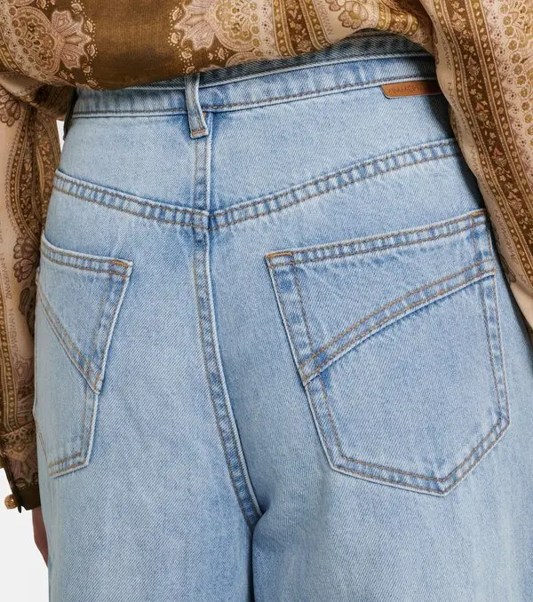 Zimmermann Indra Wide-leg Jeans - Blue