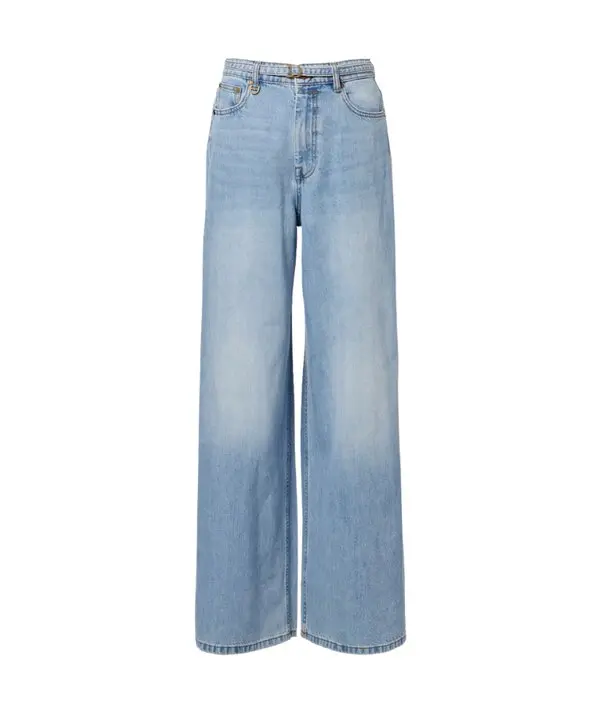 Zimmermann Indra Wide-leg Jeans - Blue