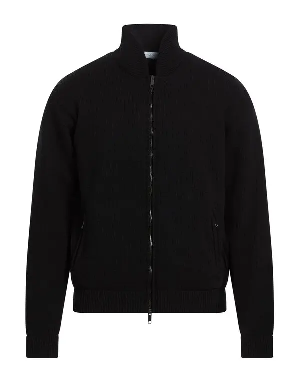 DANIELE FIESOLI Merino Wool & Cashmere Knitted Jacket - Black