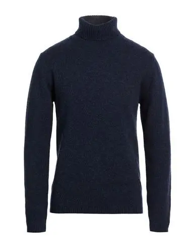 DANIELE FIESOLI Blue Merino Wool Turtleneck