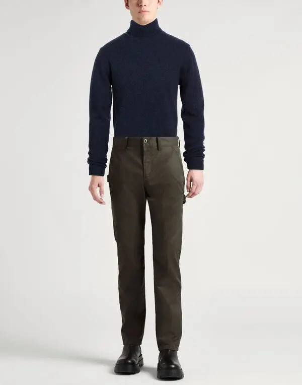 DANIELE FIESOLI Blue Merino Wool Turtleneck