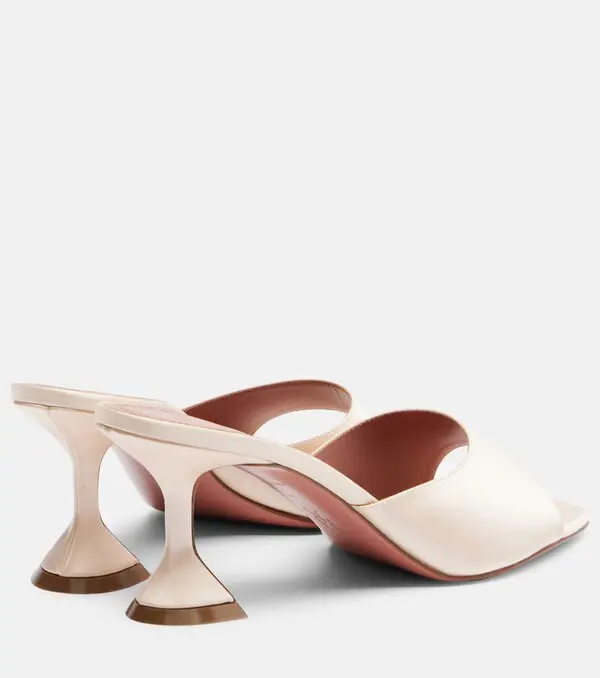 Amina Muaddi Lupita Satin Mules