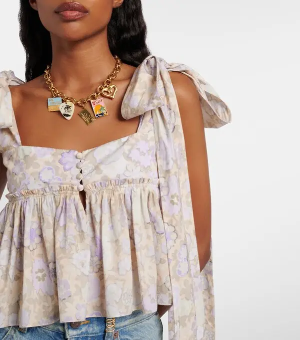 Chloé Floral Cotton Top