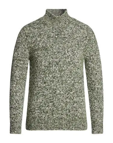 MASQ Alpaca Wool Blend Turtleneck Sweater - Green
