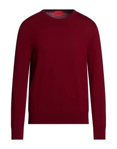 Isaia Wool Crewneck Sweater - Red