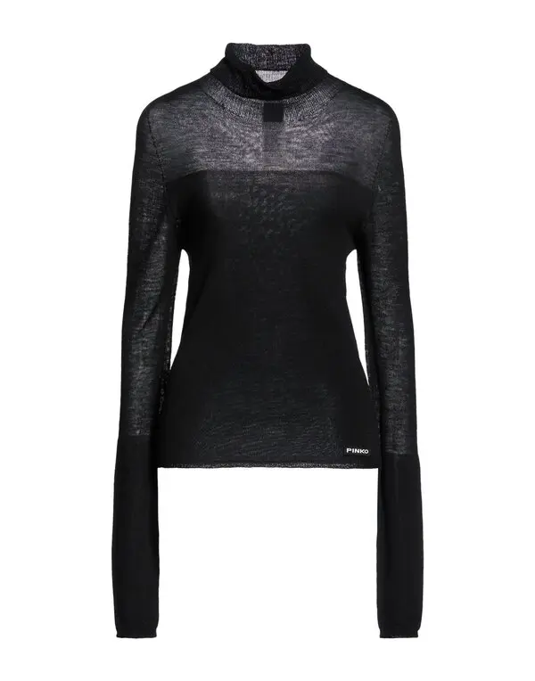 Pinko Wool Turtleneck Long Sleeve Top
