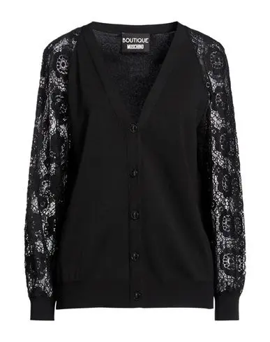 Moschino Cardigan Apricot Size Viscose, Polyamide, Cotton - Black