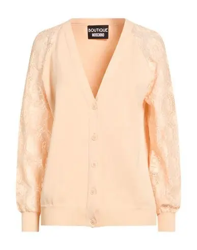 Moschino Cardigan Apricot Size Viscose, Polyamide, Cotton - Orange