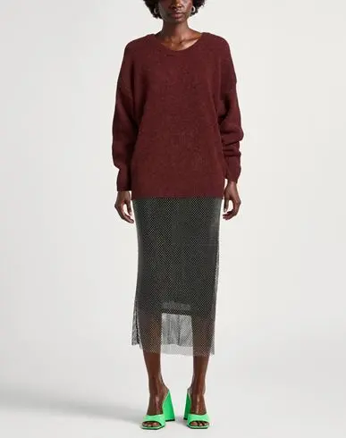 VICOLO Crewneck Sweater In Polyamide, Wool, And Alpaca Wool Blend