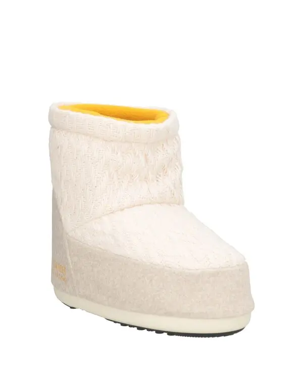 Moon Boot Ankle Boots Textile Fibers - Beige