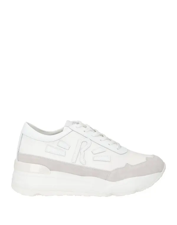 RUCOLINE Low-top Sneakers In Leather And Textile Fibers - White