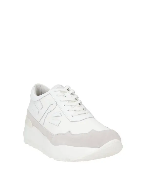 RUCOLINE Low-top Sneakers In Leather And Textile Fibers - White