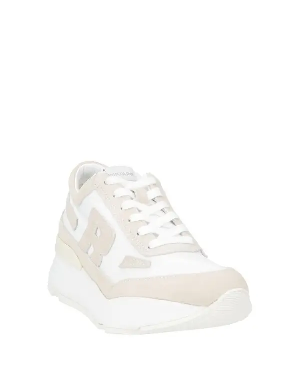 RUCOLINE Low-top Sneakers With Suede Accents - Grey