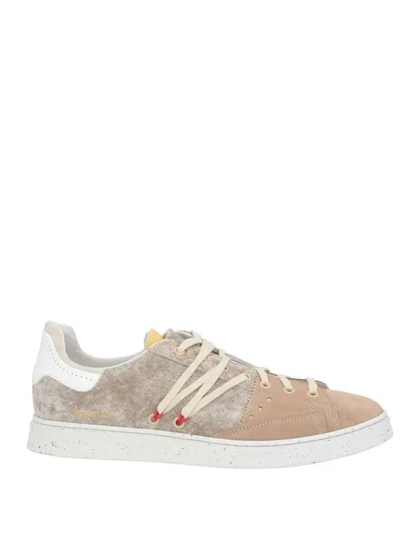 HIDNANDER Leather Suede Low-top Sneakers