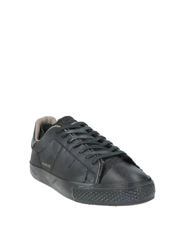 HIDNANDER Leather And Textile Low-top Sneakers