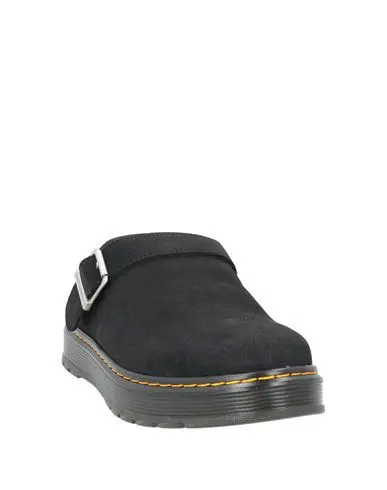 Dr. Martens Suede Clogs With Buckle Detail