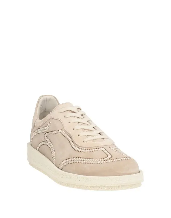 THE ANTIPODE Suede Low-top Sneakers With Embroidery