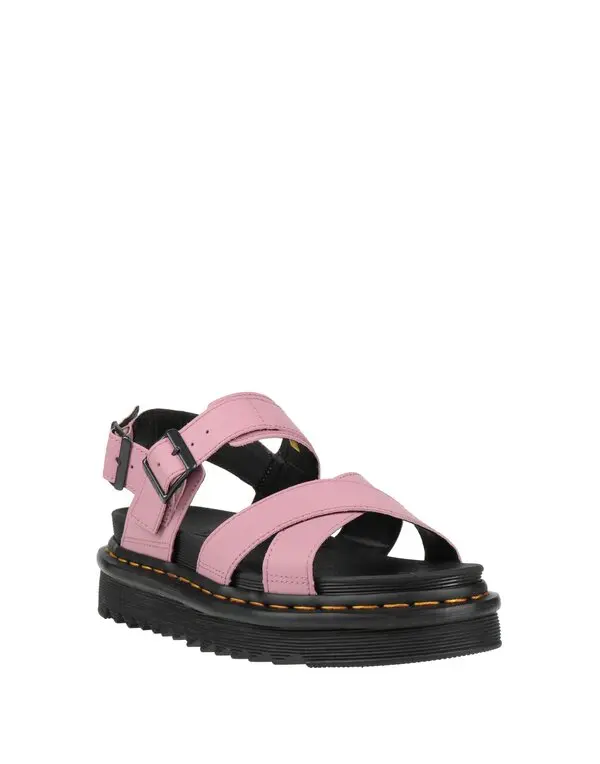 Dr. Martens Voss Li Dusty Athena Leather Sandals - Pink