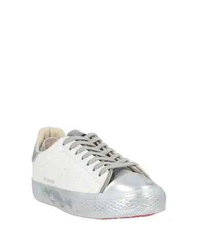 HIDNANDER Low-top Sneakers In Leather And Gabardine