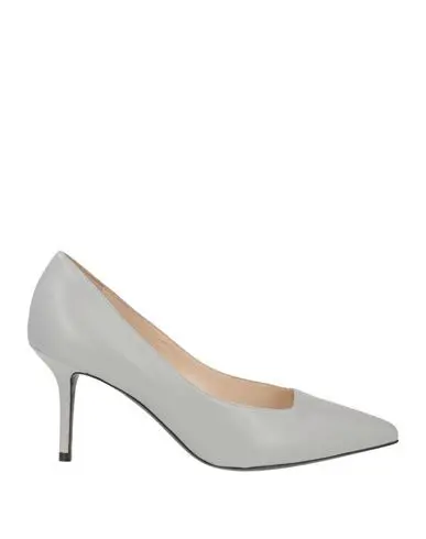 Fabiana Filippi Leather Stilettos - Grey