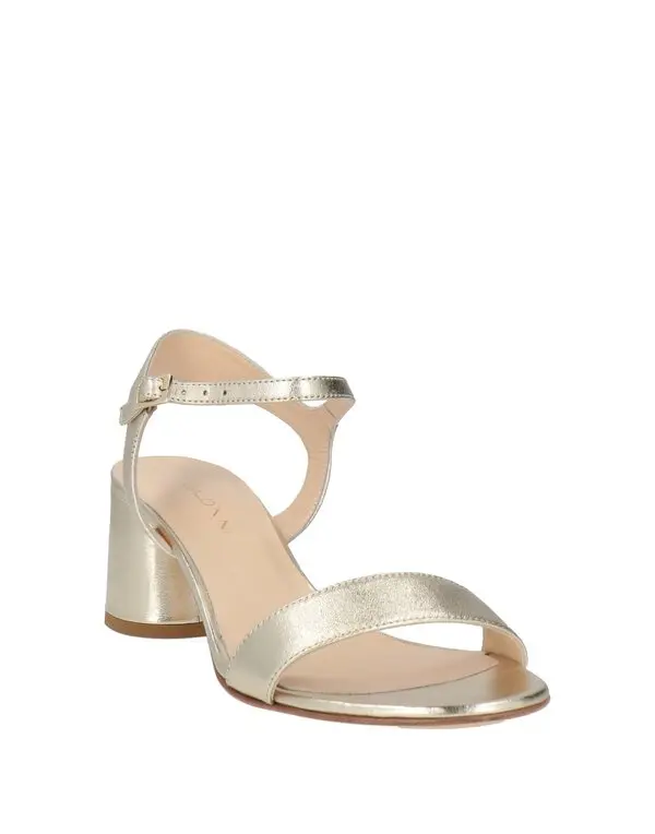 BALDININI Leather Block Heel Sandals