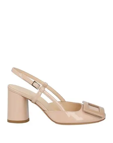 BALDININI Patent Leather Slingback Pumps - Blush