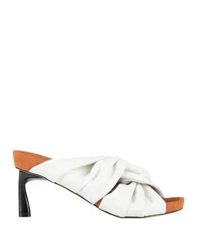 Stella McCartney Textile Fibers Heeled Sandals - White