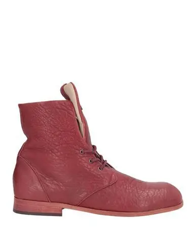 IXOS Leather Lace-up Ankle Boots - Garnet