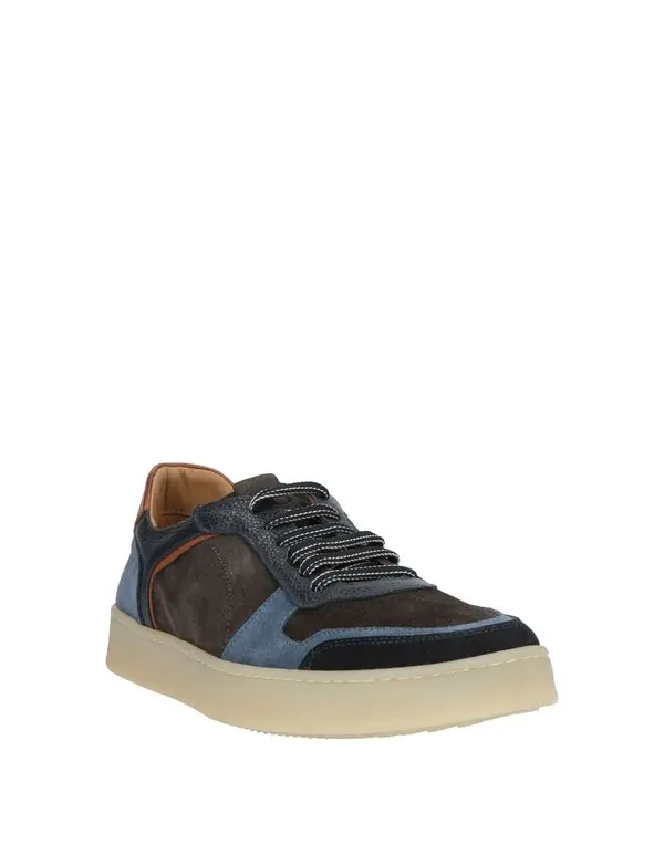 BALDININI Low-top Leather And Suede Sneakers