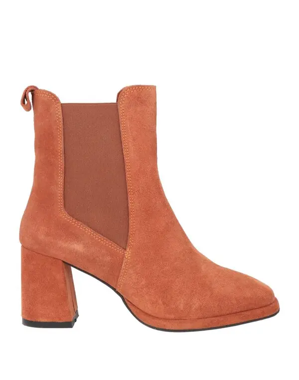 TOSCA BLU Suede Ankle Boots With Block Heel