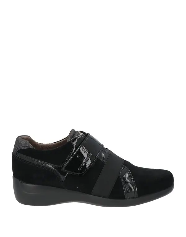 STONEFLY Suede And Patent Leather Low-top Sneakers