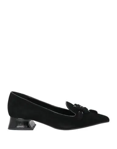 LUCIANO BARACHINI Suede Embellished Loafers