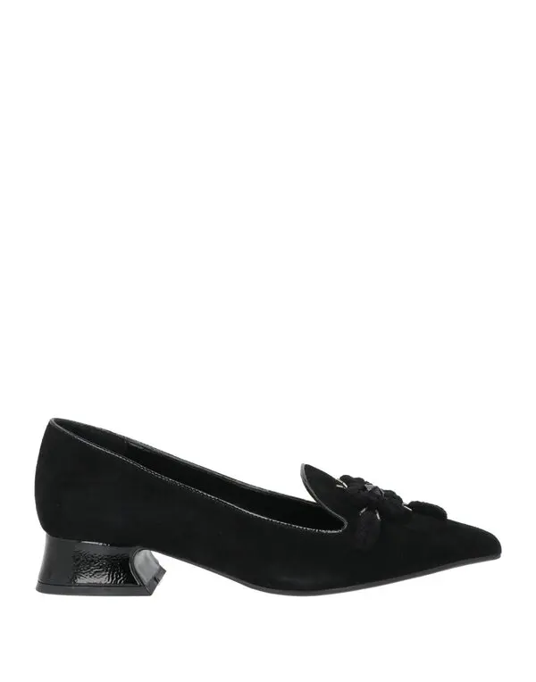 LUCIANO BARACHINI Suede Embellished Loafers