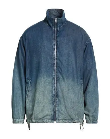 DIESEL® Denim Tie-dye Embroidered Logo Jacket