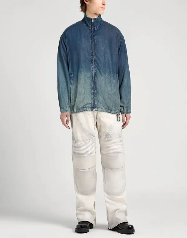 DIESEL® Denim Tie-dye Embroidered Logo Jacket
