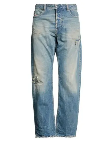 DIESEL® Cotton Straight Leg Jeans - Blue